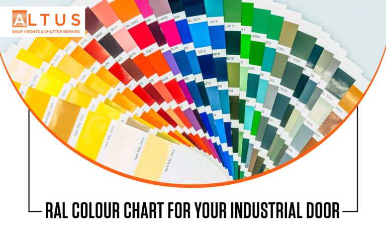RAL Color Chart for your Industrial Door | Altus