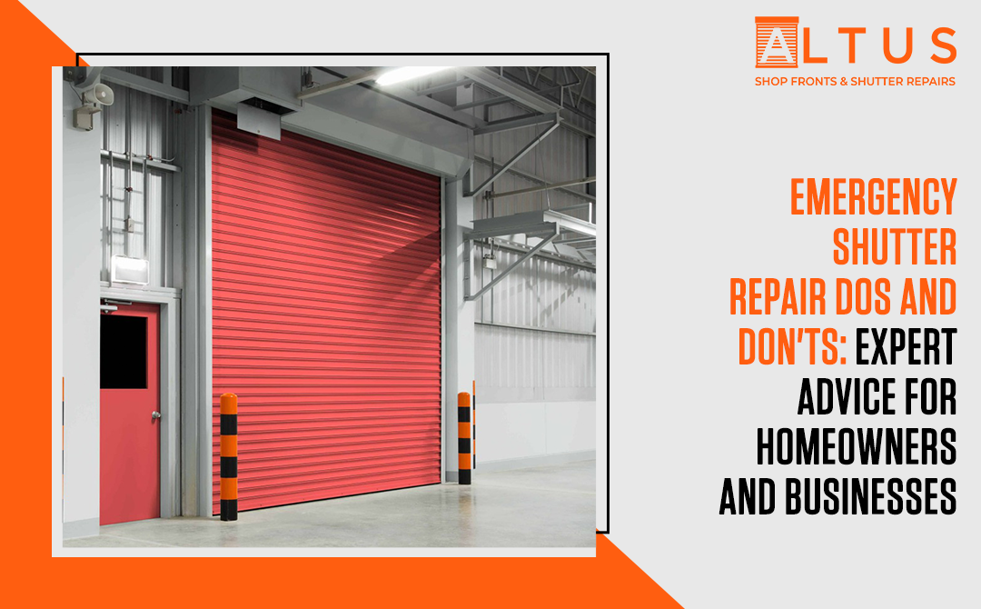 Process for Fixing Manual Roller Shutter Locks and Handles | Altus